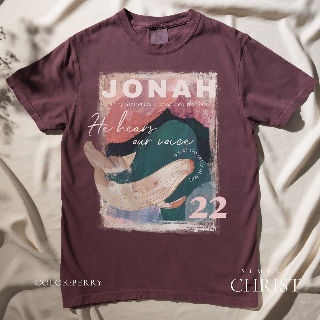 Jonah Whale T Shirt, Christian T Shirts Jesus Shirt Love Like Jesus ...
