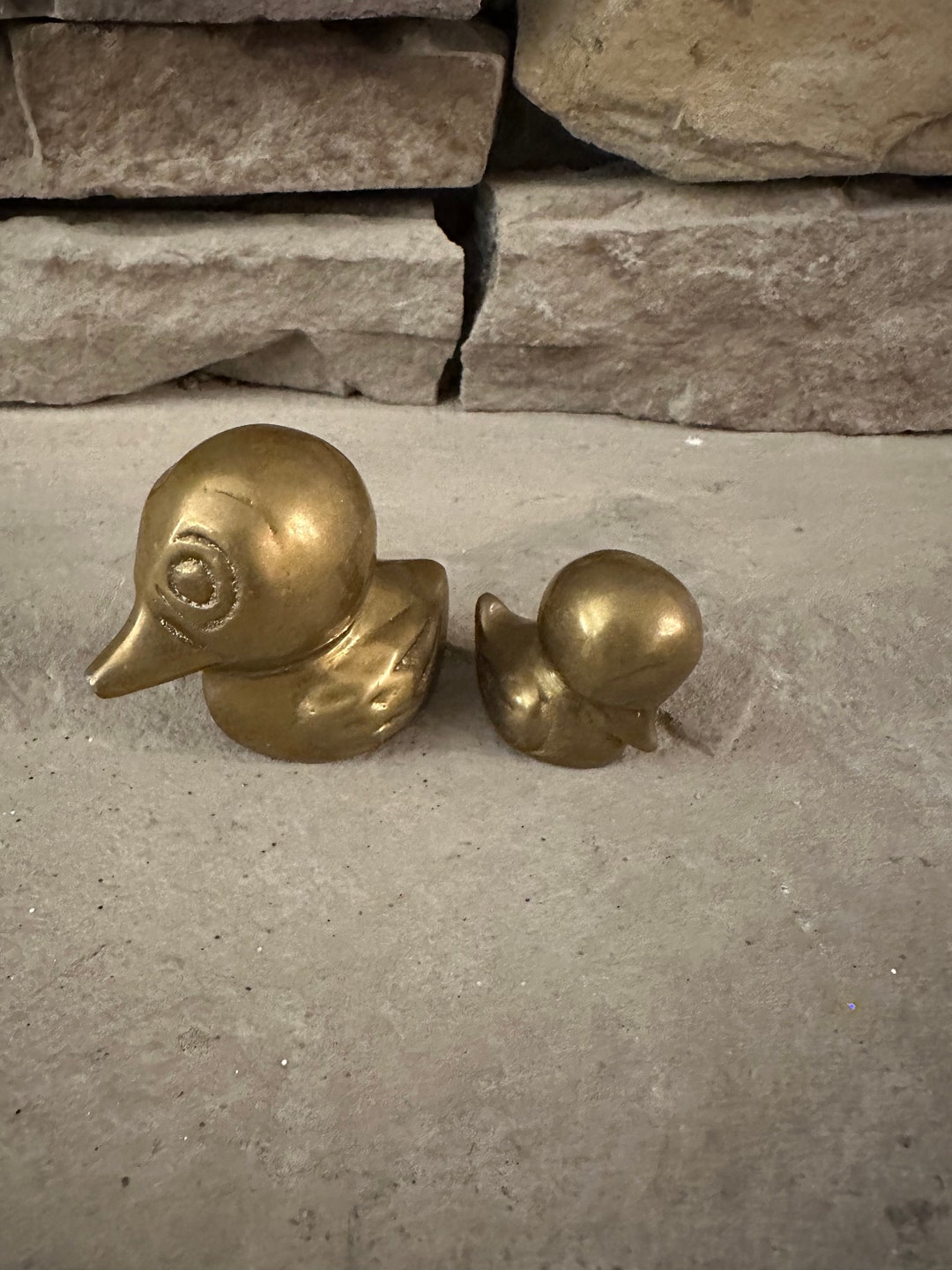 Set of Brass Ducks - Etsy