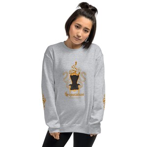 Reputation Sweatshirt, Karyn Rep Crew Neck Snake Sleeves Print, Gift ...