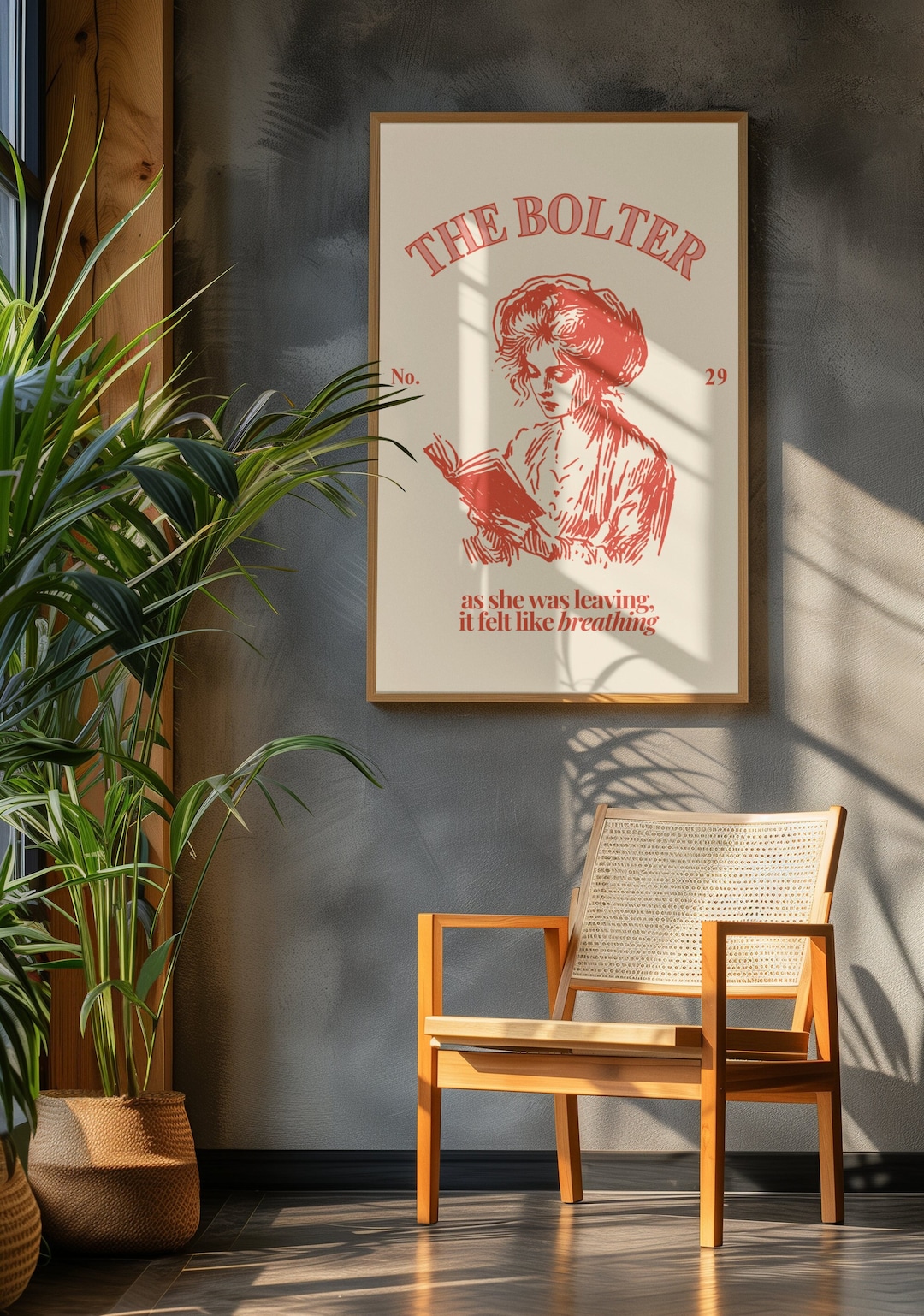 Aesthetic Minimalist Room Decor, Bolter Wall Art Poster, Love and ...