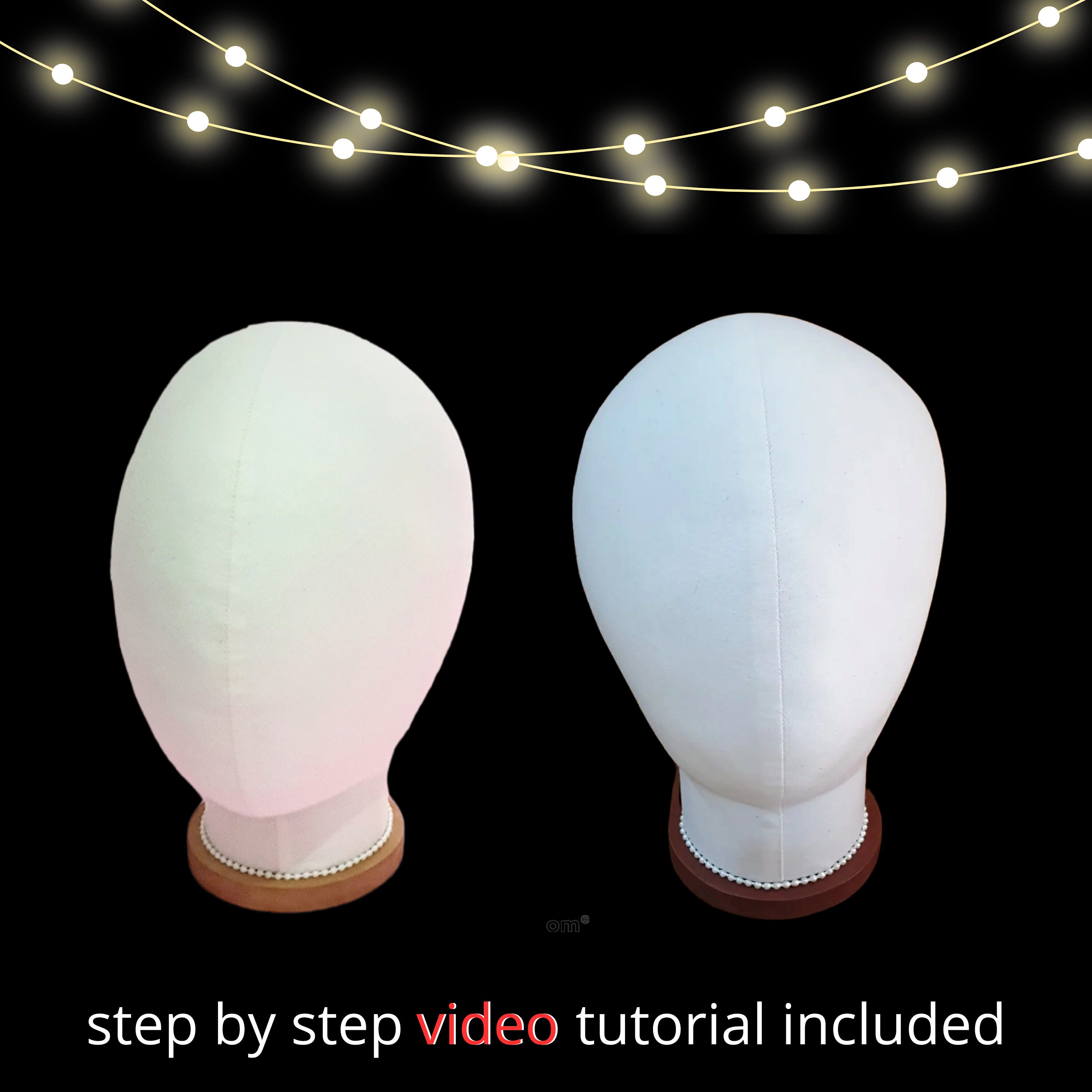 Pinnable Mannequin Head Pattern: Adult Size DIY (PDF Download) - Etsy