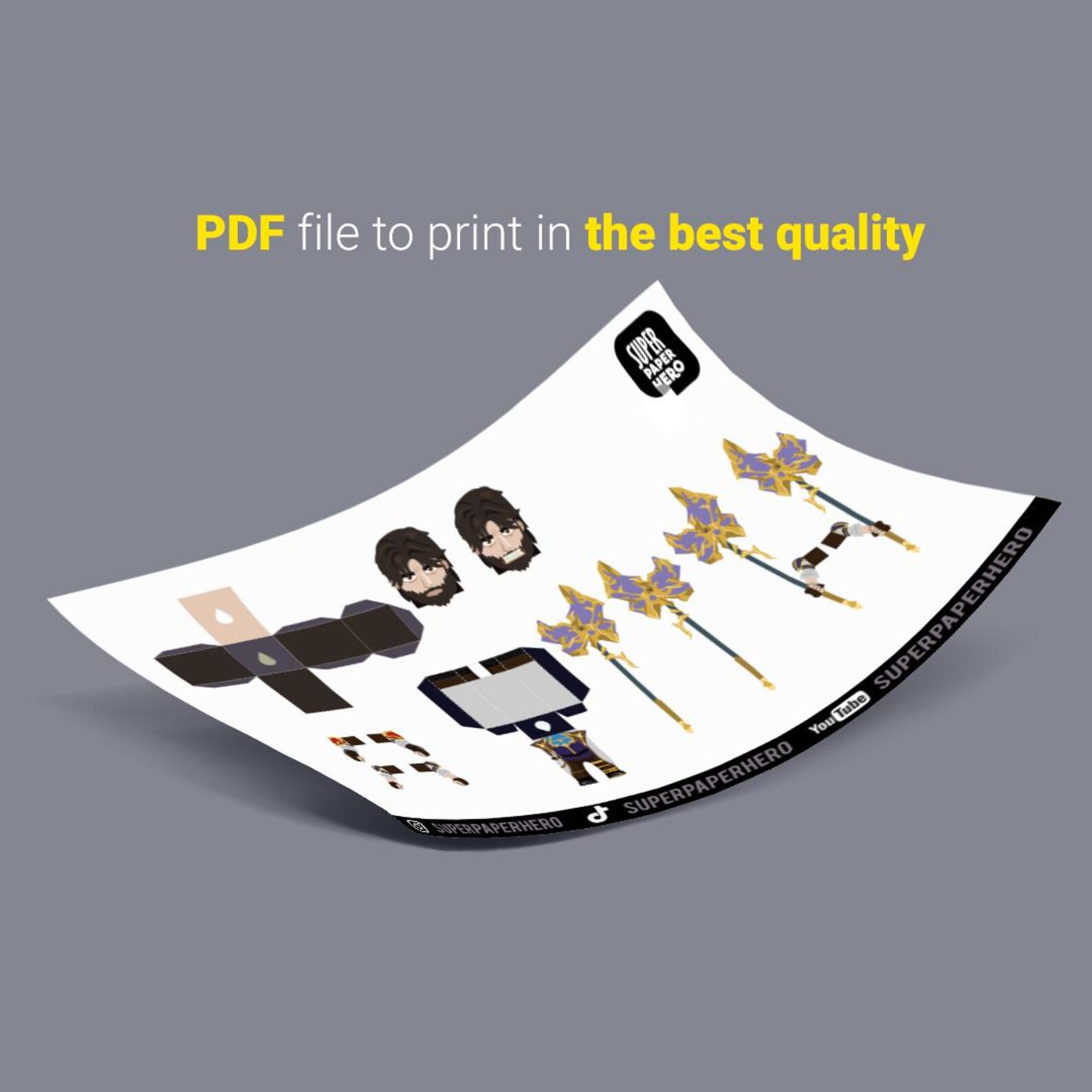 DIY Jayce Survivor - Arcane League of Legends - PDF Template ...