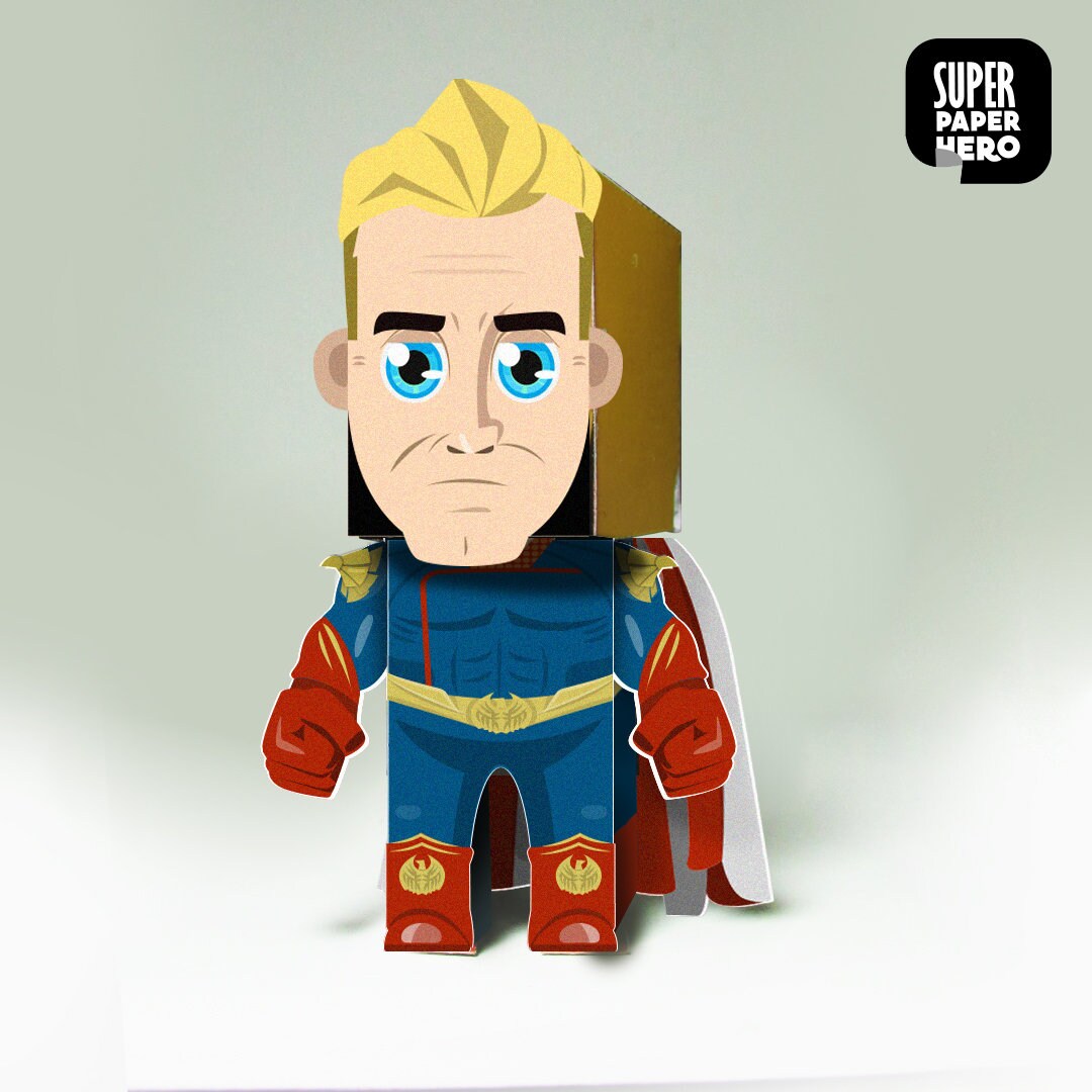 DIY Homelander -the Boys - PDF Template, Papercraft Figures - Etsy
