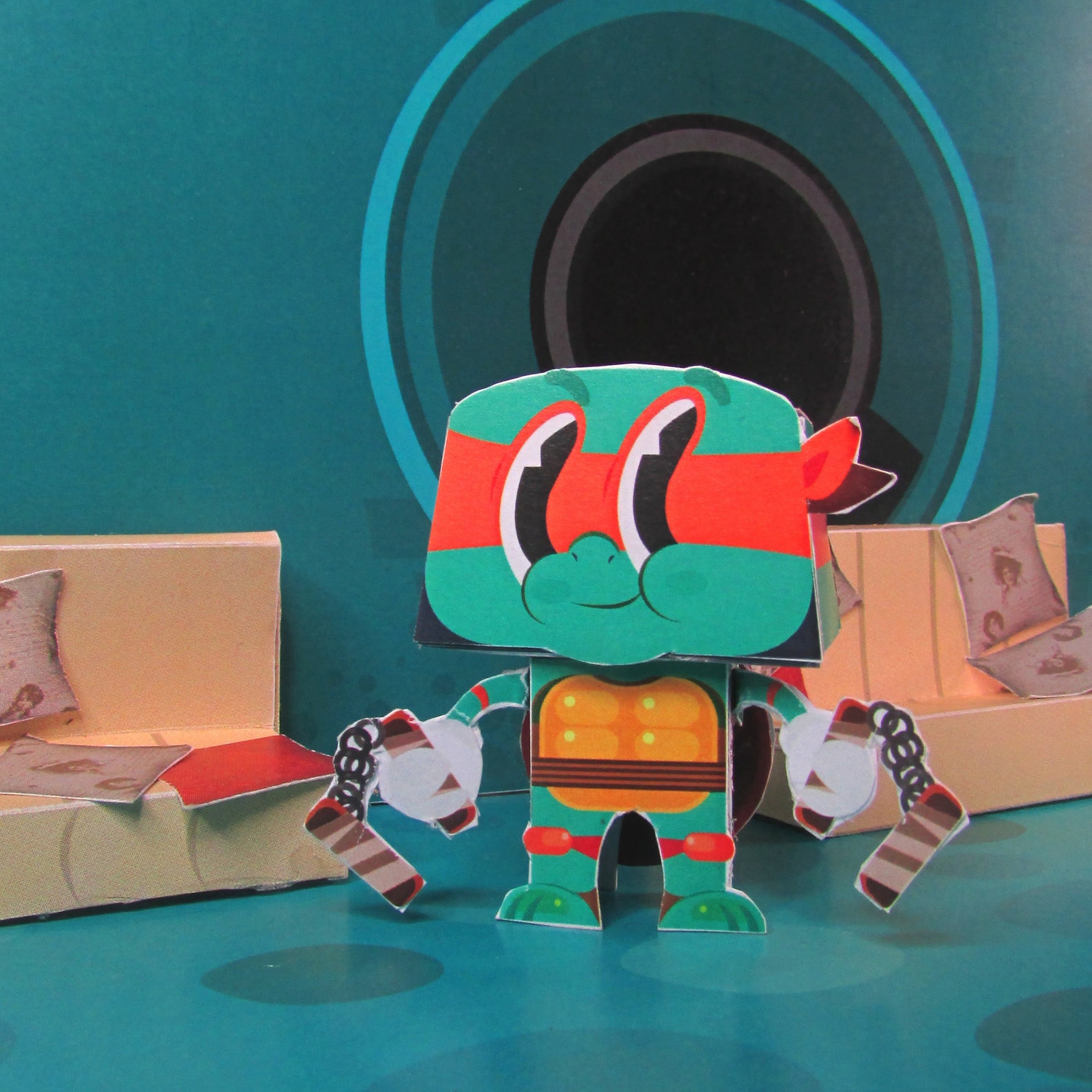 DIY Teenage Mutant Ninja Turtles PDF Template, Comic Character ...