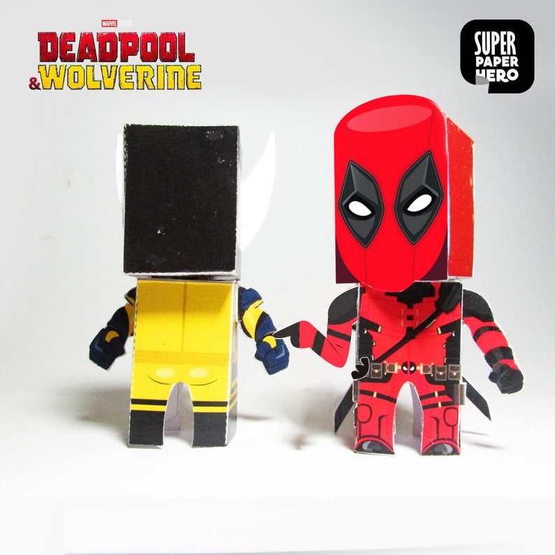 DIY Deadpool includes Dogpool Deadpool & Wolverine PDF Template ...