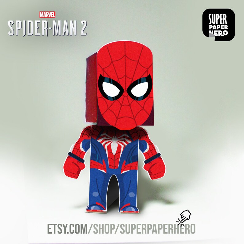 DIY Marvel's Spider-man 2 PS5 PDF Template, Comic Character, Handmade ...