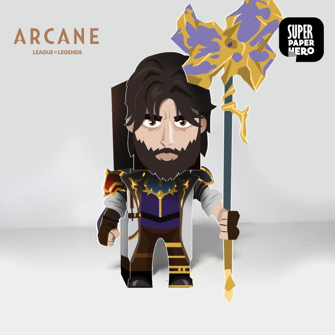 DIY Jayce Survivor - Arcane League of Legends - PDF Template ...