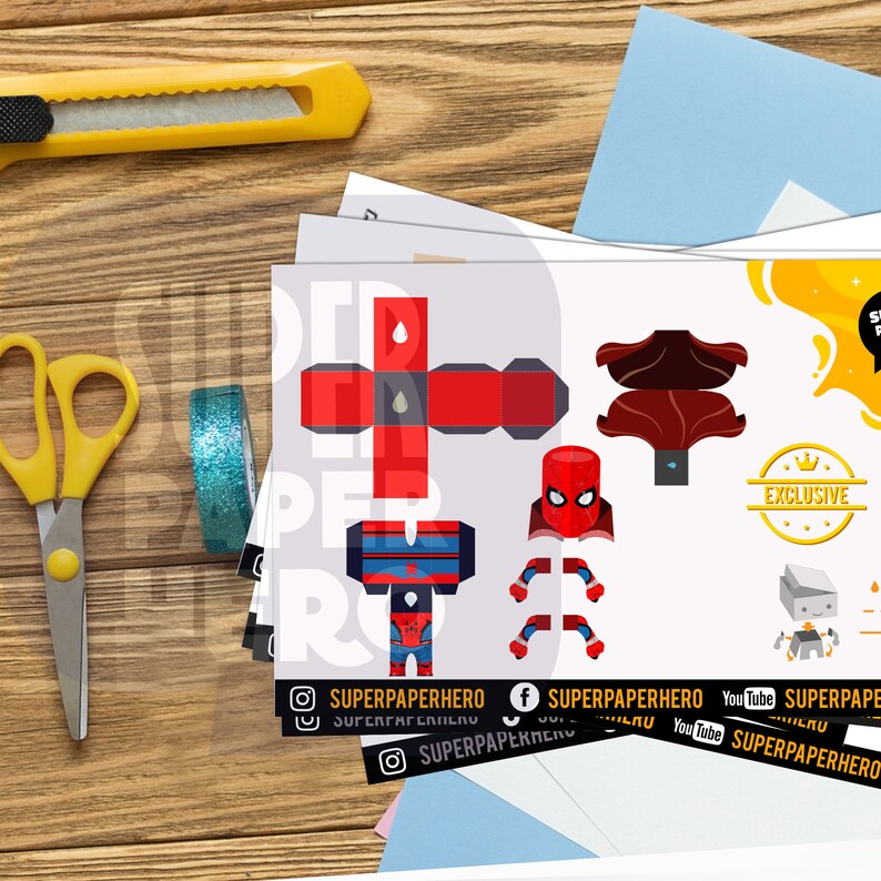 DIY What If? Spider-man PDF Template, Comic Character, Handmade Doll ...