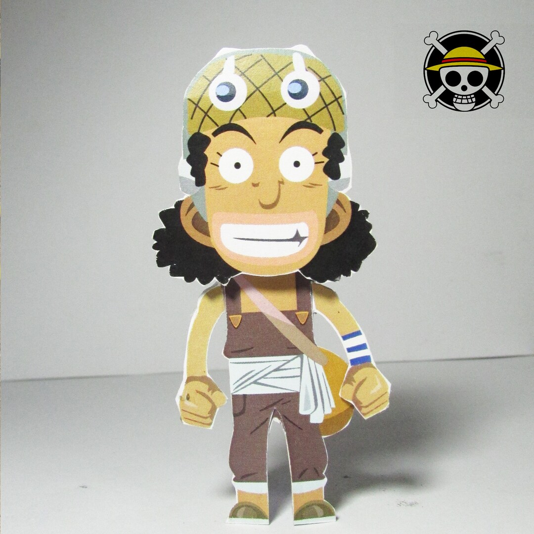 DIY One Piece USOPP, Mugiwara PDF Template, Anime, Manga Character ...