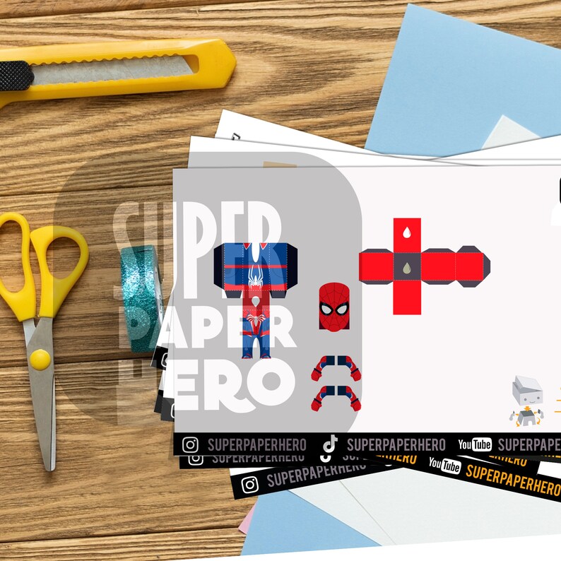 IY Marvel's Spider-man 2 PS5 PDF Template, Comic Character, Handmade ...