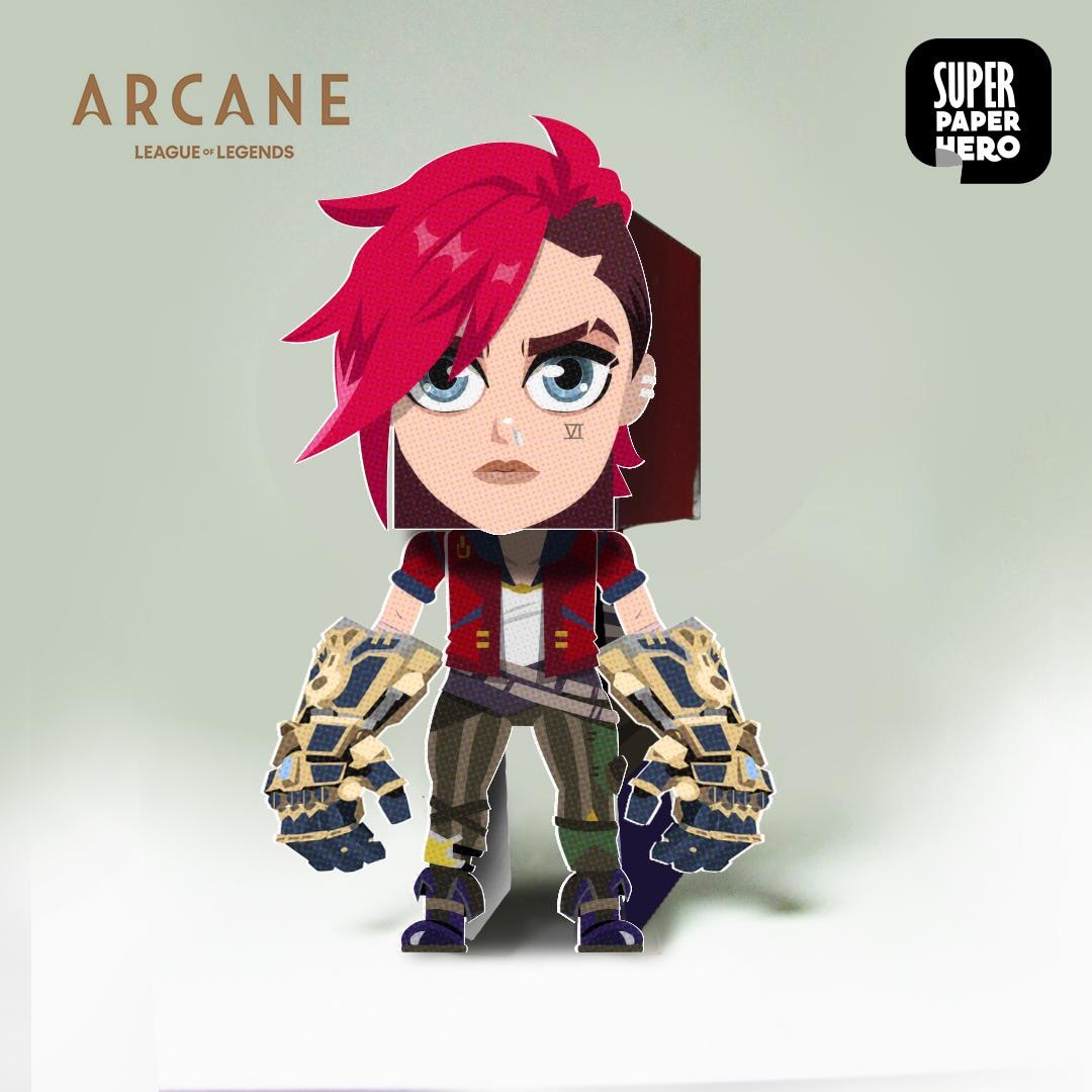 DIY VI - Arcane League of Legends - Plantilla PDF, Figuras De ...