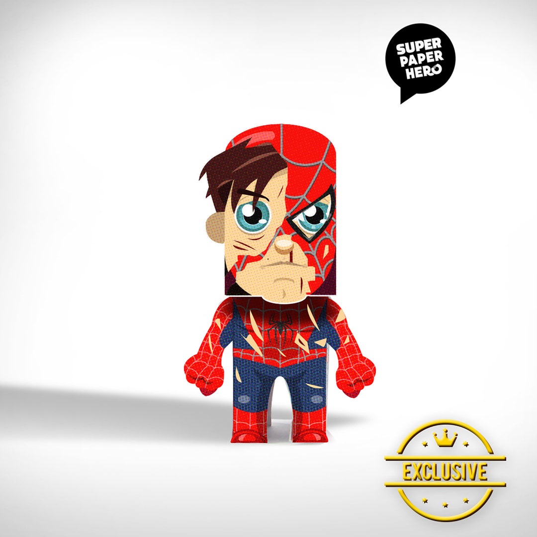 DIY Spider-man Tobey Damage Suit PDF Template, Comic Character ...