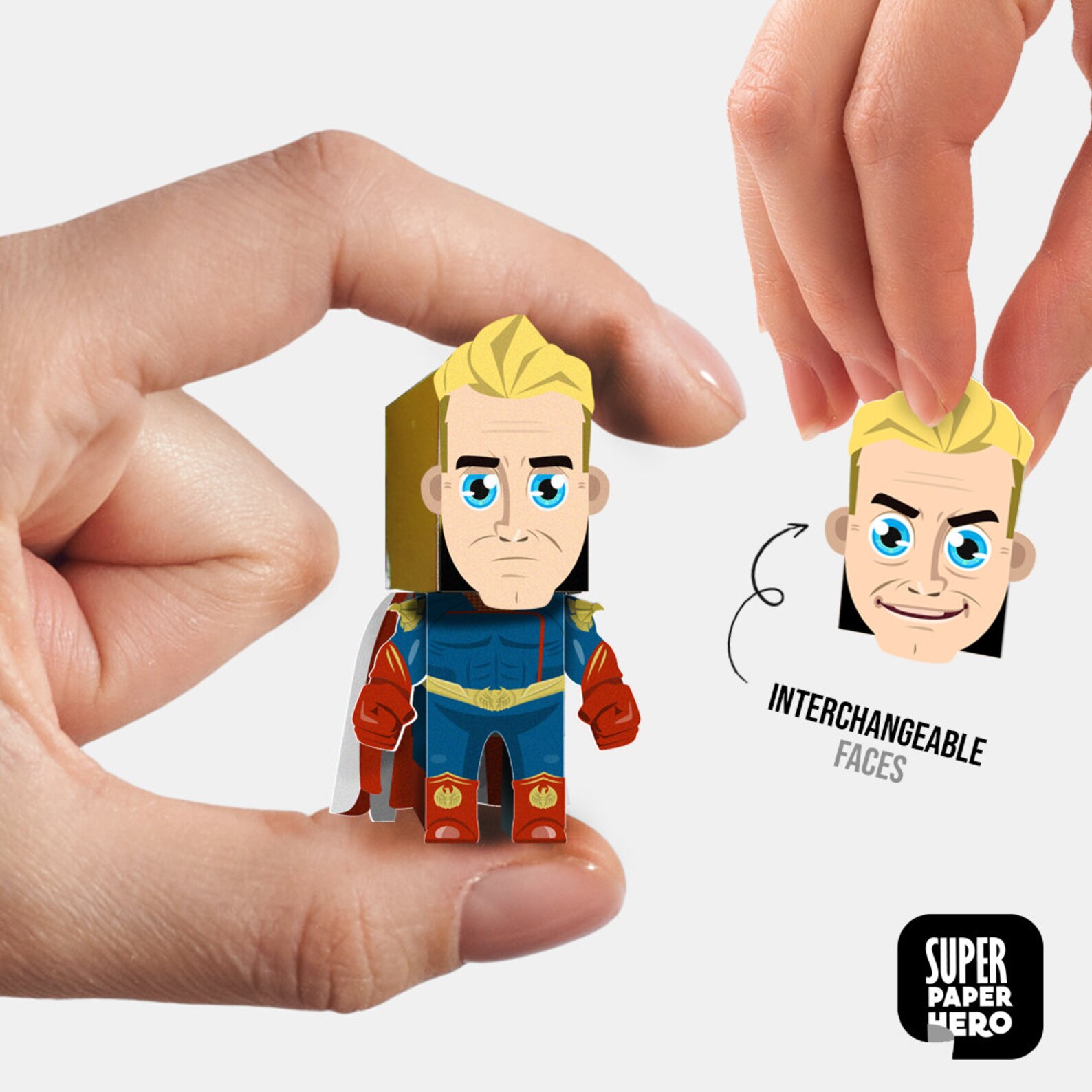 DIY Homelander -the Boys - PDF Template, Papercraft Figures - Etsy