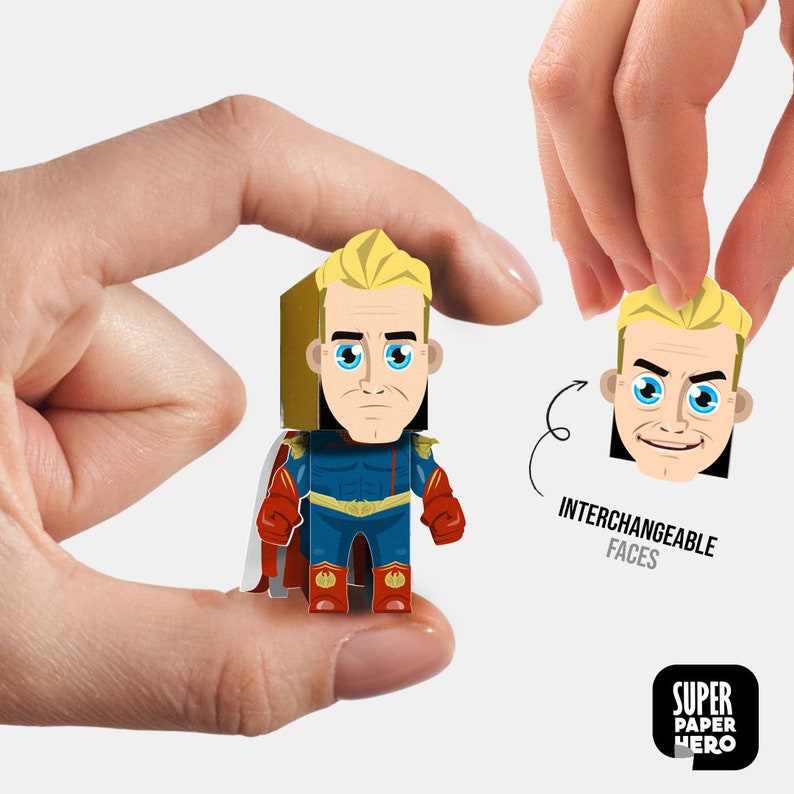 DIY Homelander -the Boys - PDF Template, Papercraft Figures - Etsy