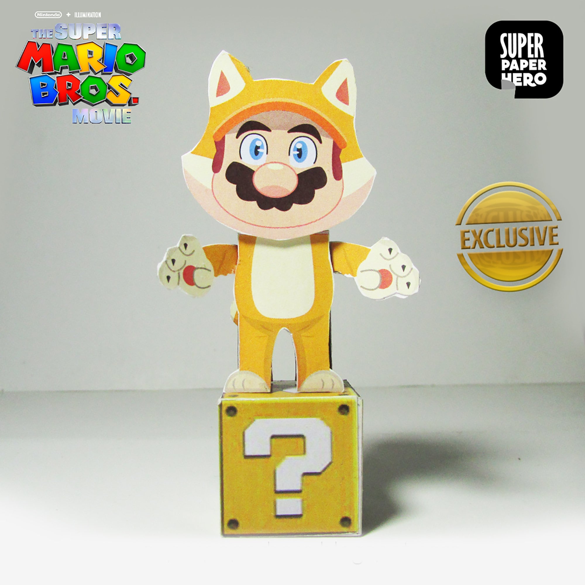 DIY Mario Cat - PDF Template, Papercraft Figures - Super Mario Bros - Etsy