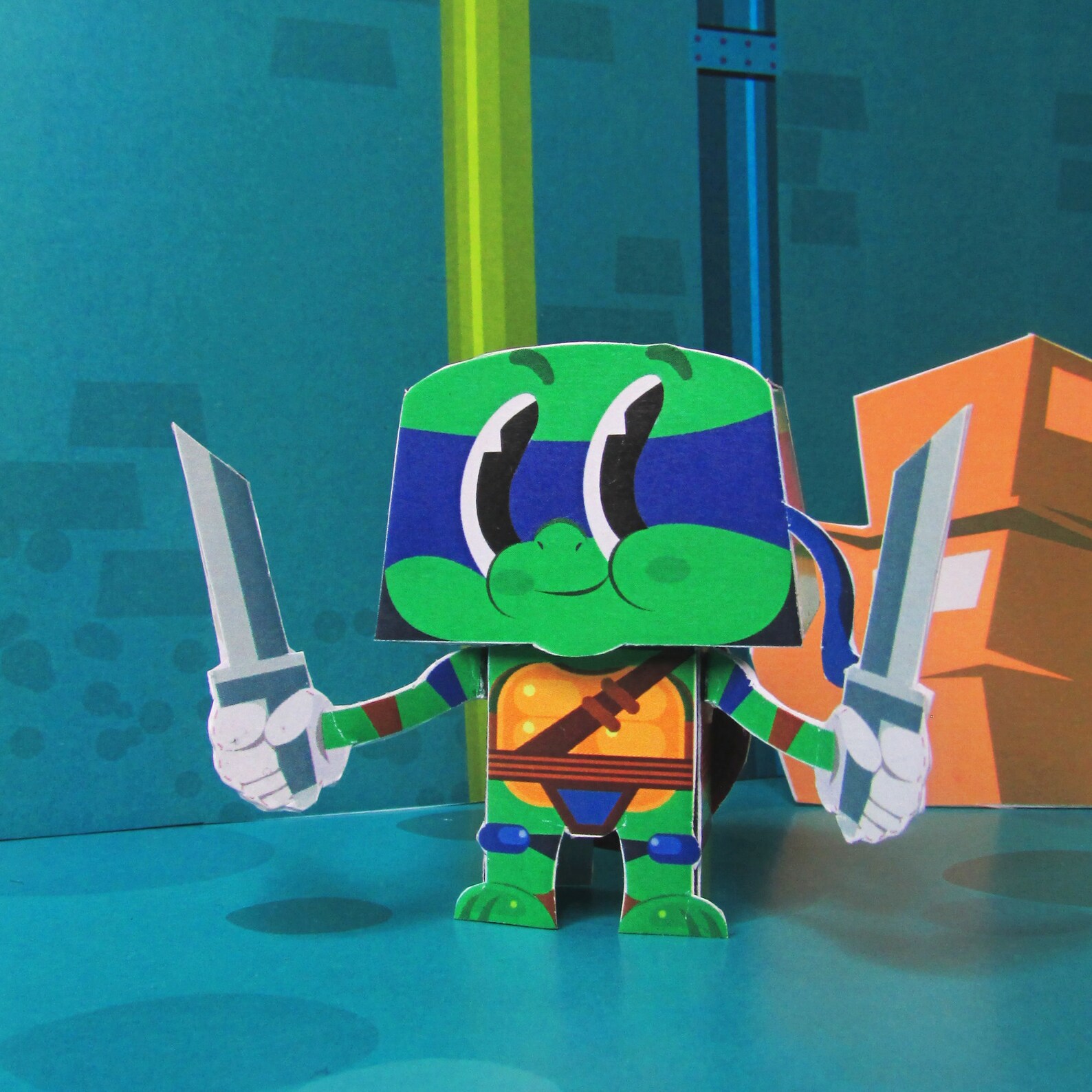 DIY Teenage Mutant Ninja Turtles PDF Template, Comic Character ...