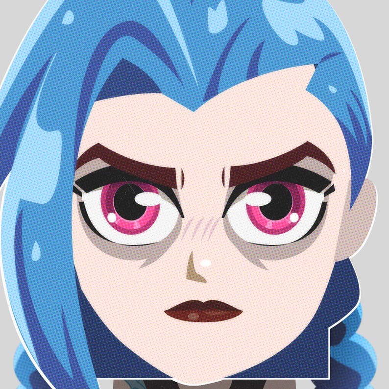 DIY Jinx - Arcane League of Legends - Plantilla PDF, Figuras De ...