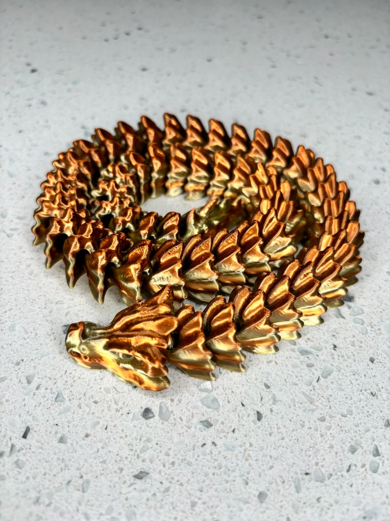 Articulated Bone Dragon More New Colors 3D Printed in PLA - Etsy