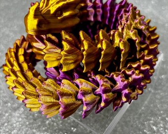 Articulated Bone Dragon More New Colors 3D Printed in PLA - Etsy