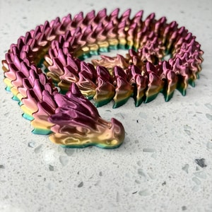 Articulated Bone Dragon More New Colors 3D Printed in PLA - Etsy