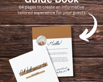 Printable Air BNB Welcome Book Template for Canva Digital Air BNB ...