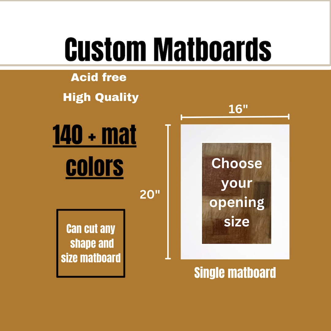 Matboard Shop, Custom High Quality Matbaords, Premium Matboards, Acid ...