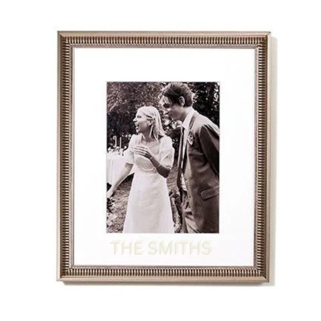 Debossed Matboard Shop, Custom Wedding Date Matboard, Matboard With ...