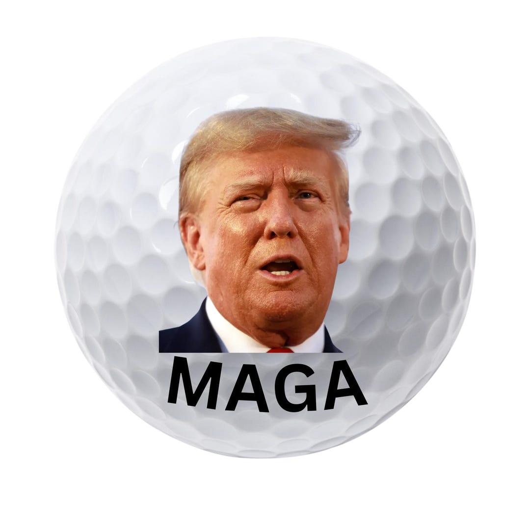 Donald Trump Golf Ball, Funny Trump Golf Ball, MAGA Golf Ball, Funny ...