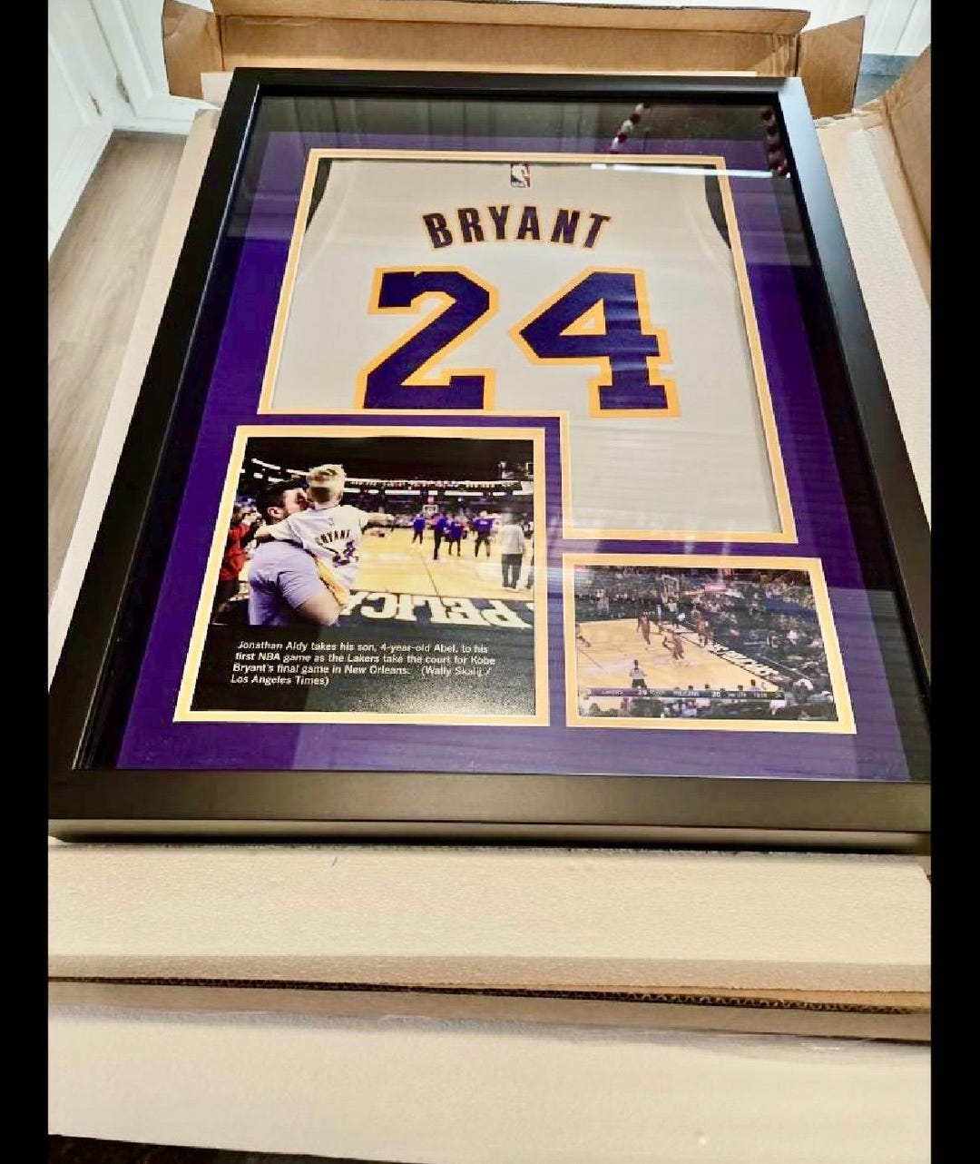 Jersey Sports Memorabilia Matting, Double Matted Custom Jersey, Custom ...