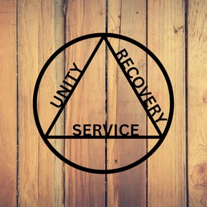 Alcoholics Anonymous Sign, AA Sign, Recovery Sign, Friends of Bill ...