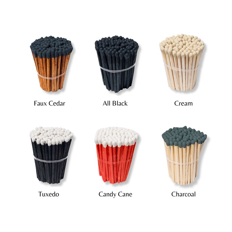 Matches Kit | 1.90" Matchsticks | Colorful Matches | Wedding Favors ...