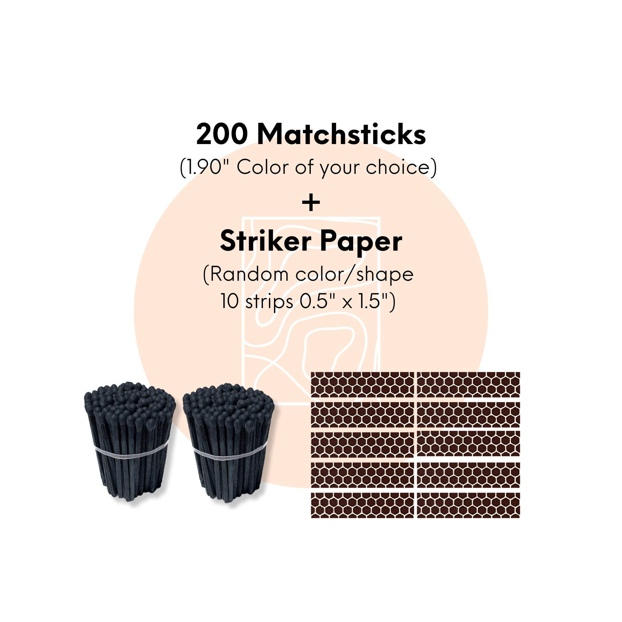 Matches Kit 1.90 Matchsticks Colorful Matches Wedding Favors Loose ...