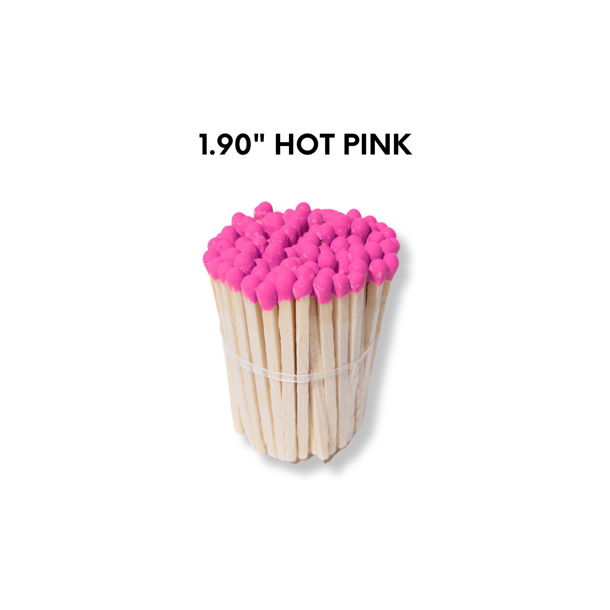 Hot Pink 1.90" | Matches Kit | Colorful Matches | Wedding Favors | Bulk ...