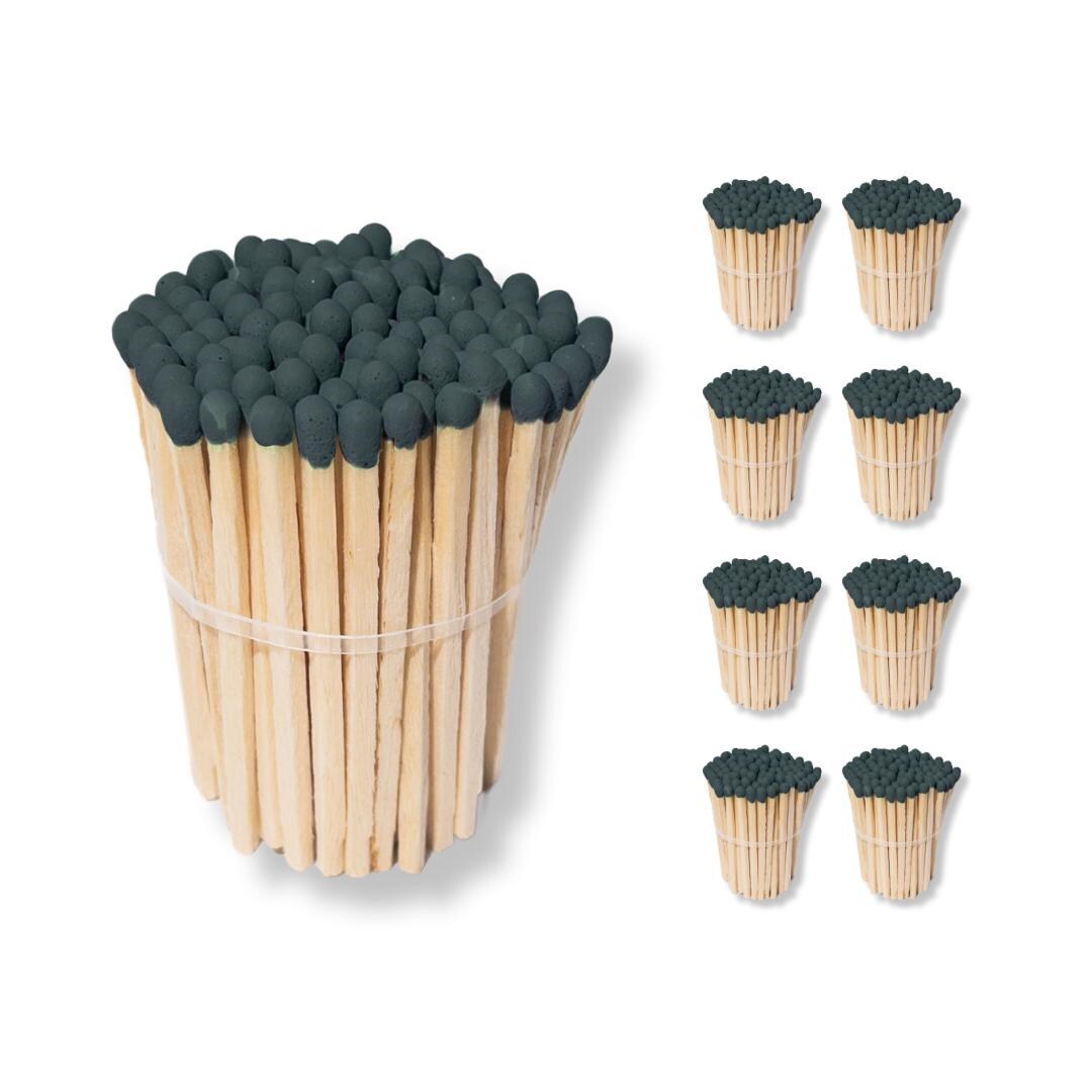 Black Tip 1.90" | Matches Kit | Colorful Matches | Wedding Favors ...