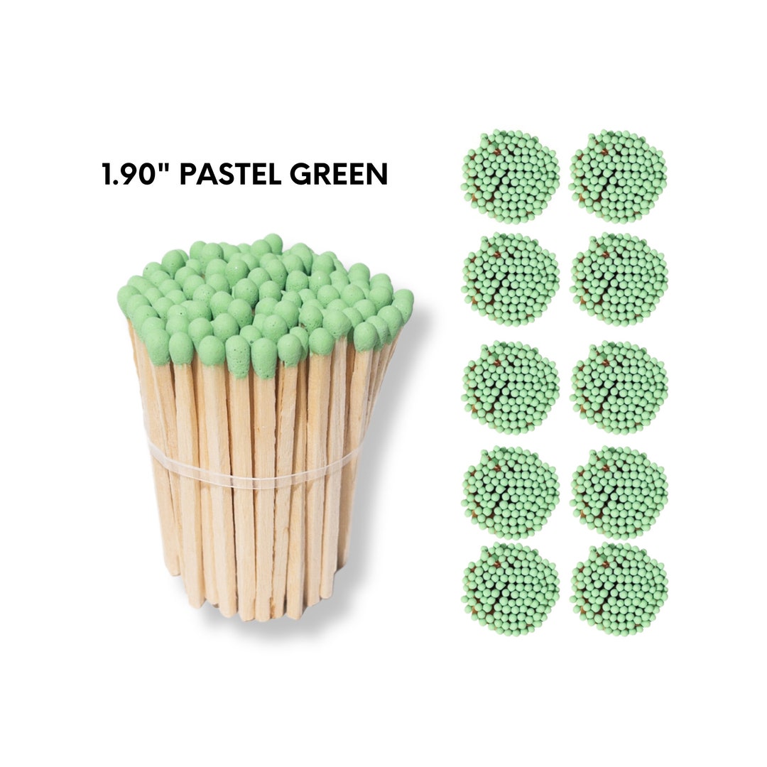 Pastel Green 1.90" | Matches Kit | Colorful Matches | Wedding Favors ...