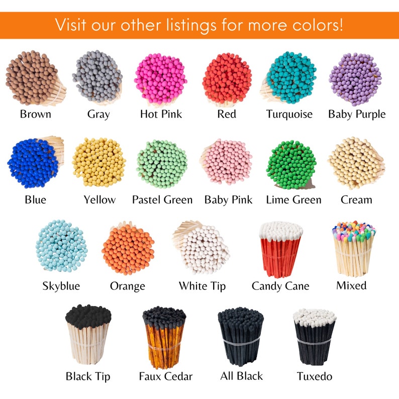 Hot Pink 1.90" | Matches Kit | Colorful Matches | Wedding Favors | Bulk ...