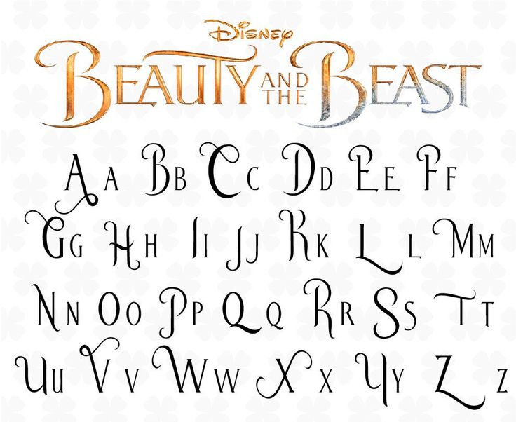 Beauty and the Beast Fonts - Etsy
