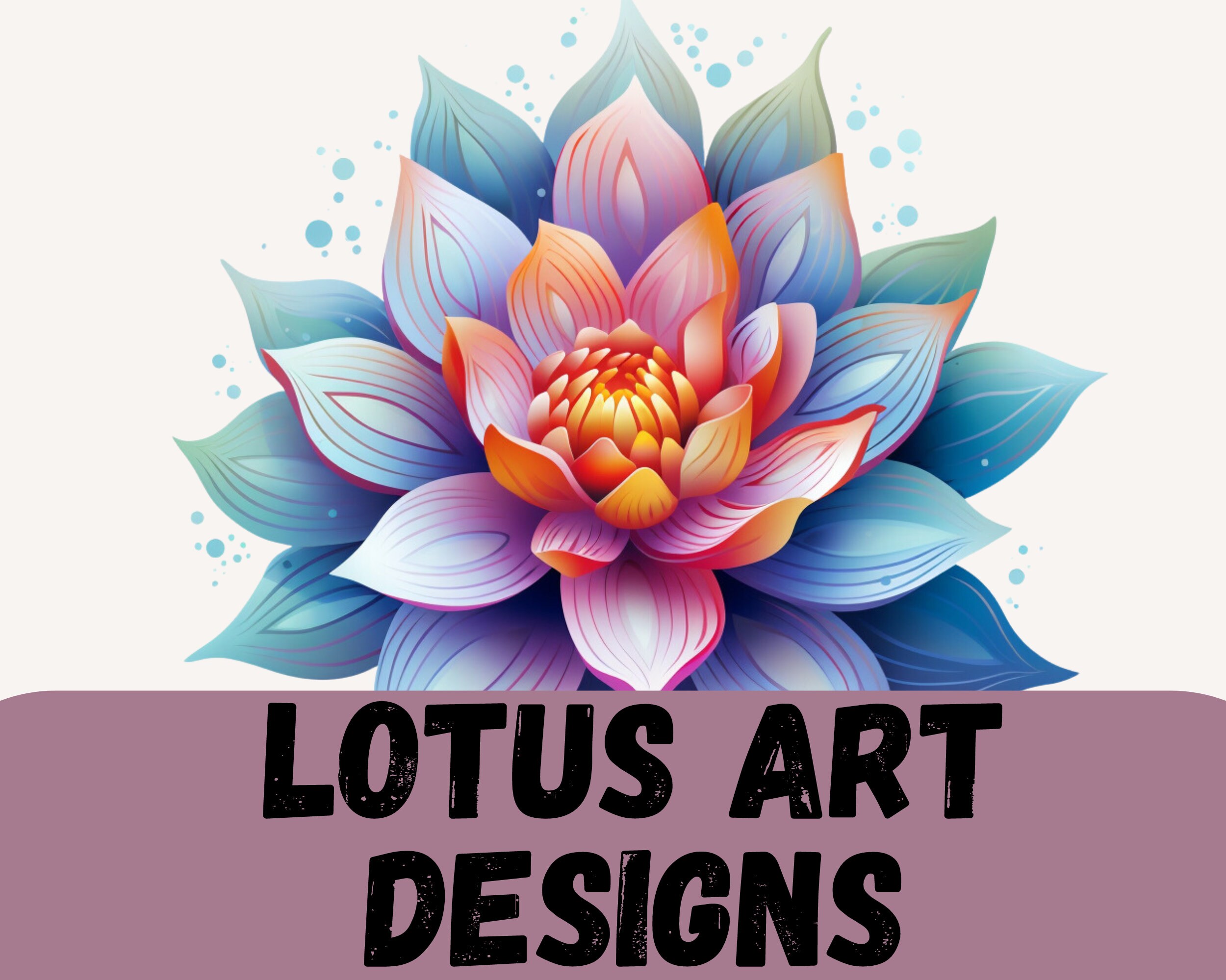 Lotus Flower Art Designs, Lotus Art PNG, Tattoo Ideas, Tattoo Design ...