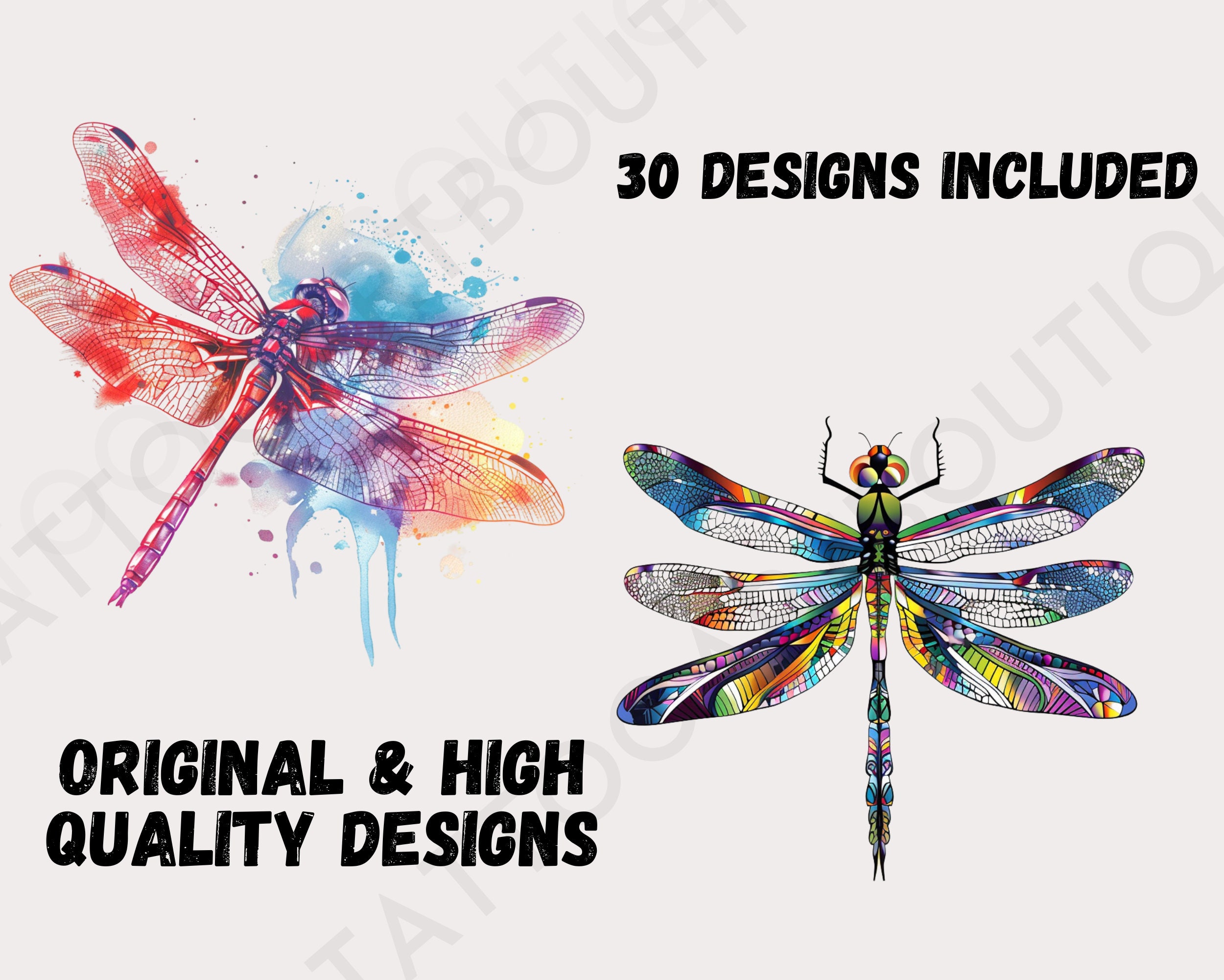 Dragonfly Art Prints, Unique Designs, Tattoo Designs, Vector Art ...