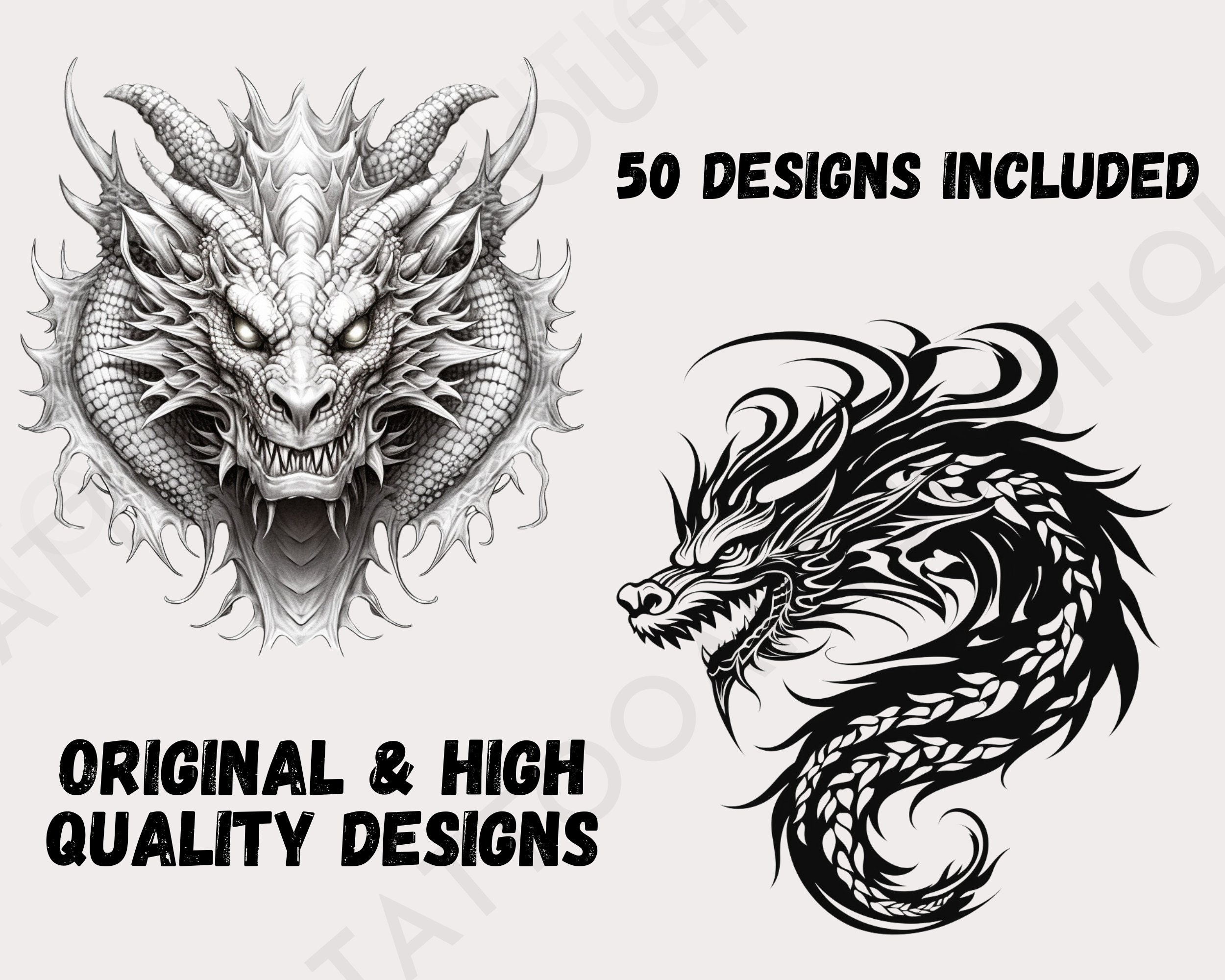 Dragon Art Designs, Dragon Art PNG, Unique Designs, Tattoo Ideas ...