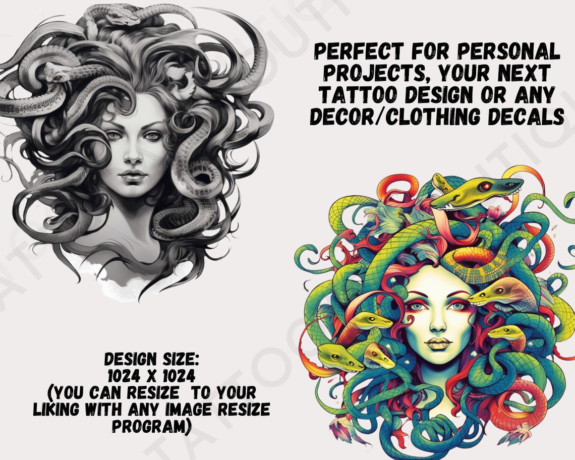 Medusa Art Designs, Medusa Art Prints, Tattoo Ideas, Tattoo Designs ...