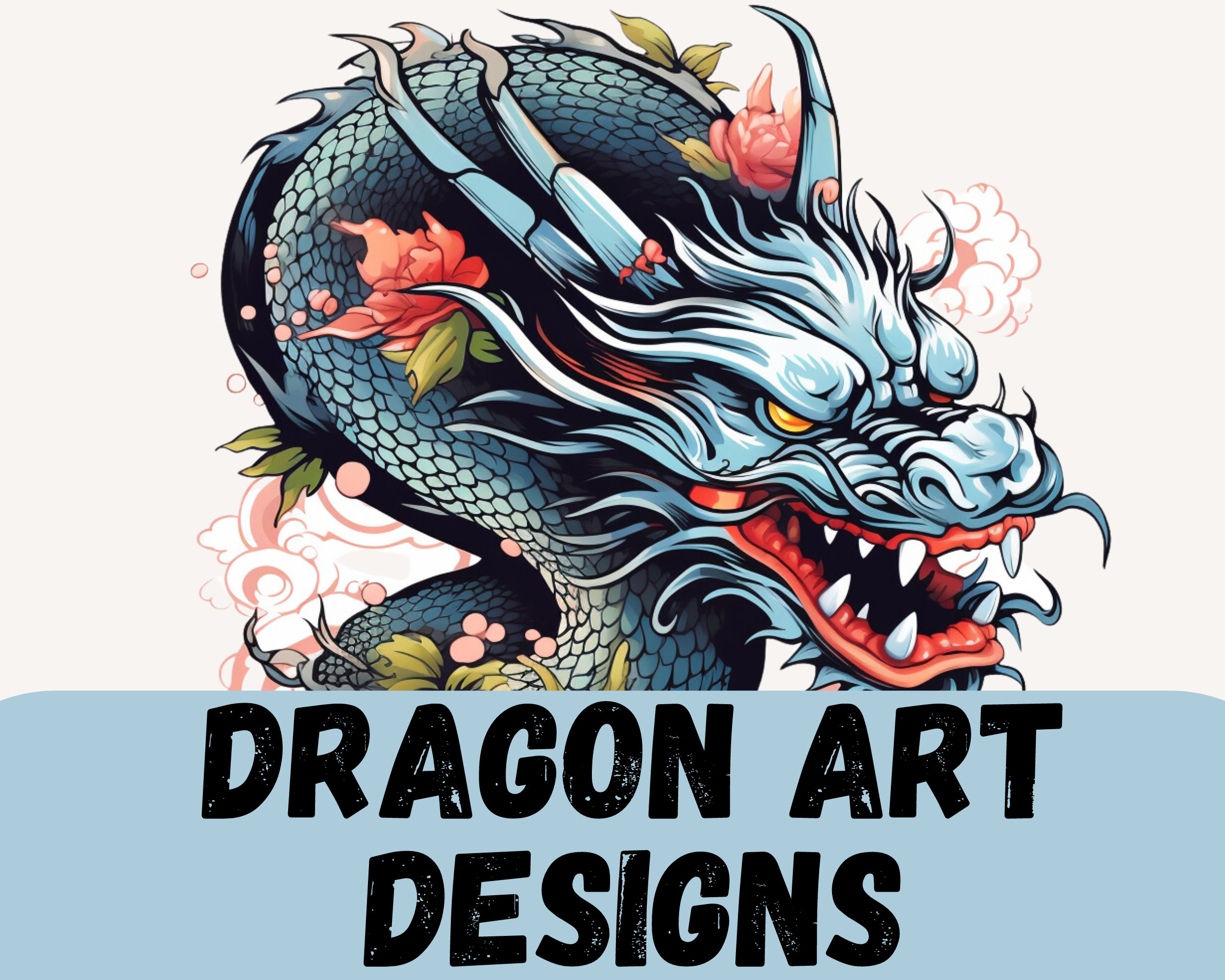 Dragon Art Designs, Dragon Art PNG, Unique Designs, Tattoo Ideas ...