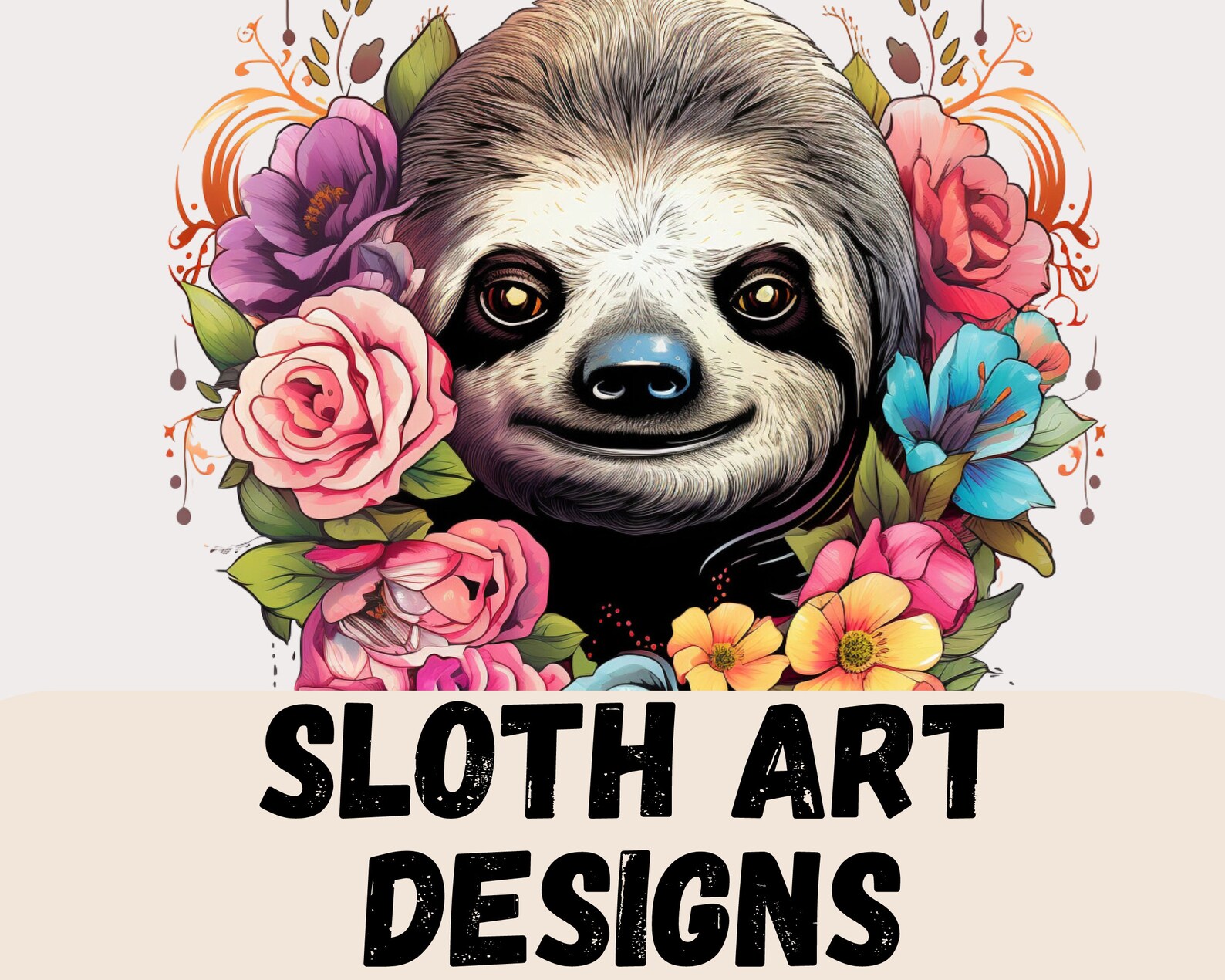 Sloth Art Prints, Tattoo Designs, Tattoo Ideas, Tattoo Flash, Sloth Art ...