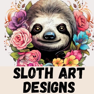 Sloth Art Prints, Tattoo Designs, Tattoo Ideas, Tattoo Flash, Sloth Art ...