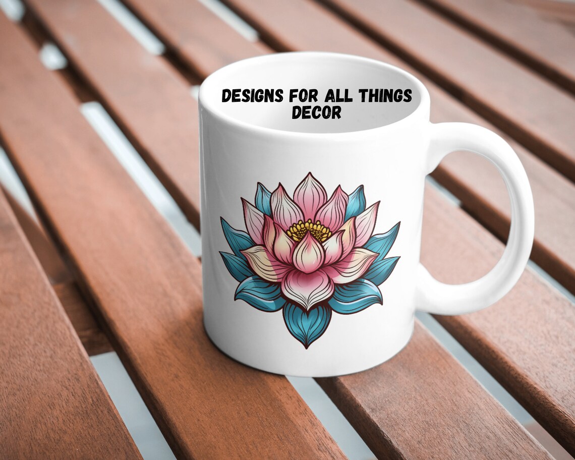 Lotus Flower Art Designs, Lotus Art PNG, Tattoo Ideas, Tattoo Design ...