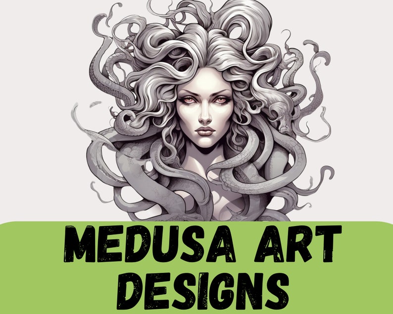 Medusa Art Prints, Tattoo Designs, Wall Art Decor, Tattoo Ideas, Medusa ...