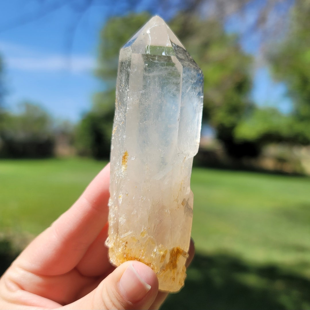 Columbian Blue Smoke Quartz Point / Blue Smoke Quartz / Powerful ...