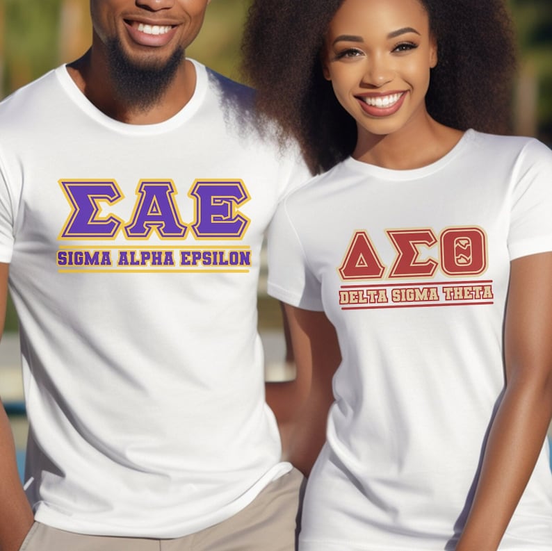 Personalized Sorority or Fraternity Adult Unisex Softstyle Shirt Greek ...
