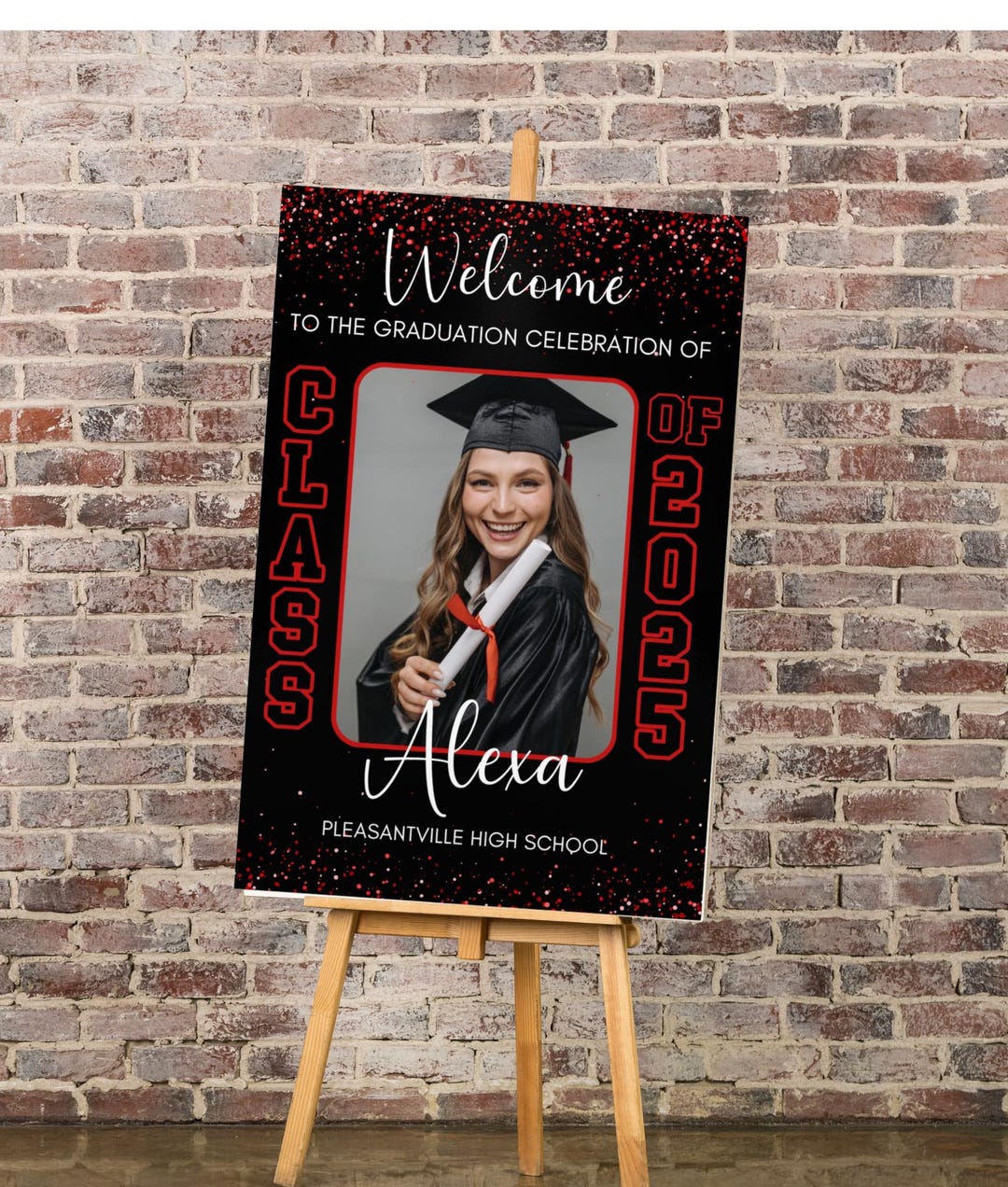 Personalized Photo Foam Board Sign, Graduation Signage, Graduation ...