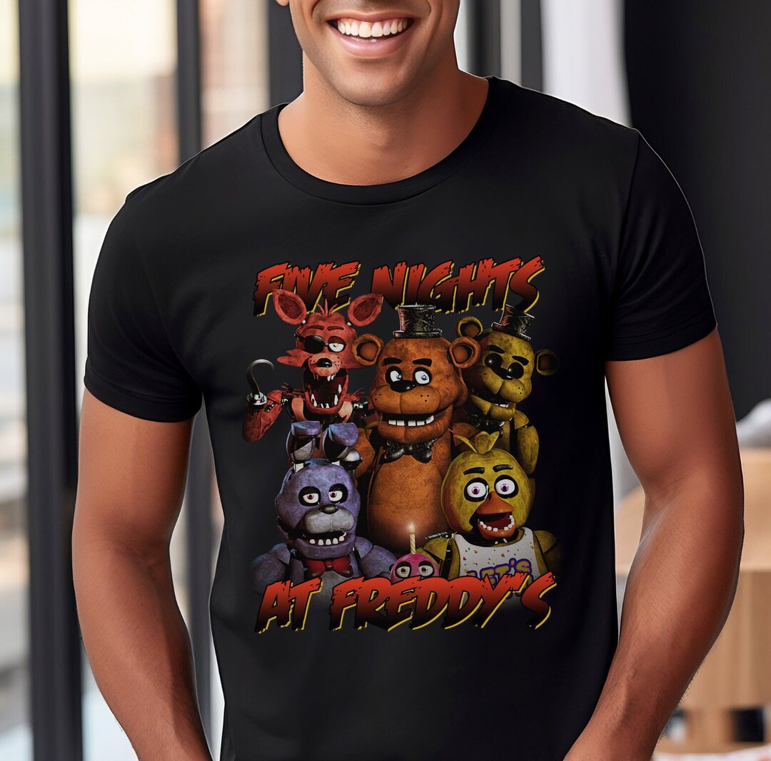 Five Nights at Freddy's Adult Softstyle Shirt | Five Nights Tee | Five ...